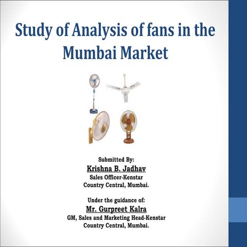 Study of fans | PPT
