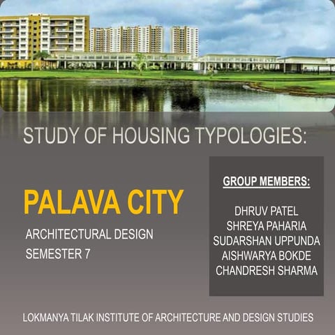 Study of housing typologies | PPTX
