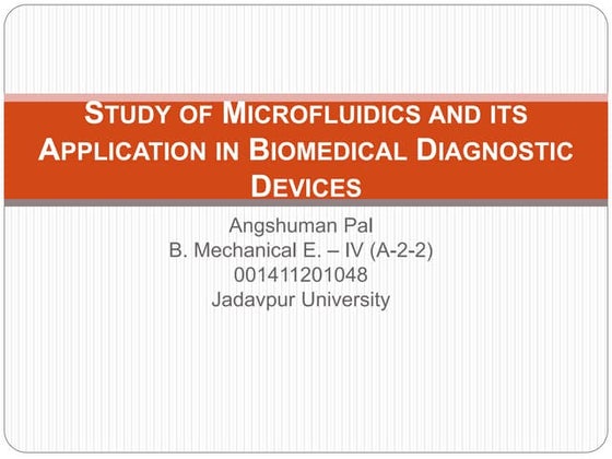 Fundamentals and applications of microfluidics - ch1 | PPTX | Chemistry | Science