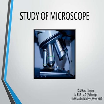 MICROSCOPE-Study of Microscope,types.pptx | Photography | Arts and Crafts