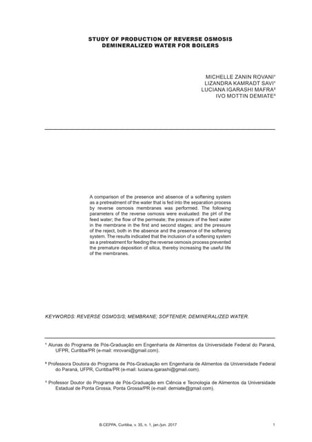 Forward osmosis for water purification and case study | PPTX | Chemistry | Science