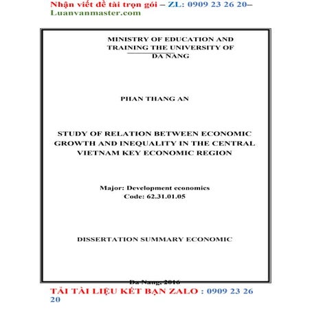 Study Of Relation Between Economic Growth And Inequality In The Central ...