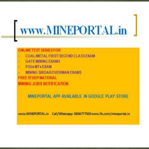 Study Of Strata Control In An Ug Coal Mine Being Worked By Continuous