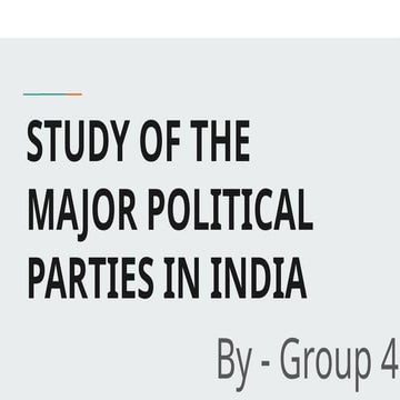 STUDY OF THE MAJOR POLITICALSTUDY OF THE MAJOR POLITICA | PPT