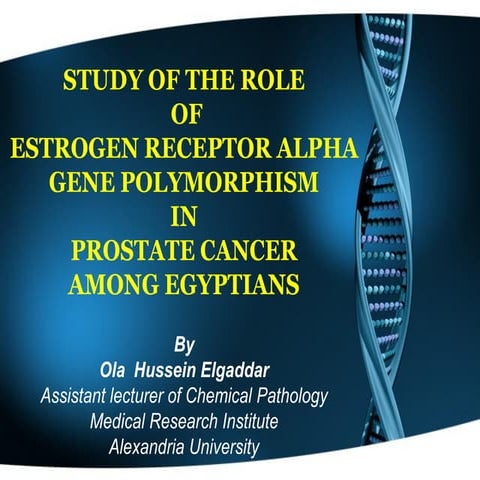Study of the role of estrogen receptor alpha gene polymorphism in ...