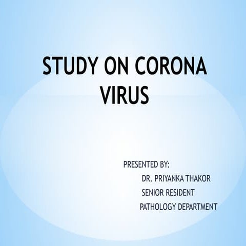 STUDY ON CORONA VIRUS ug lcture par.pptx