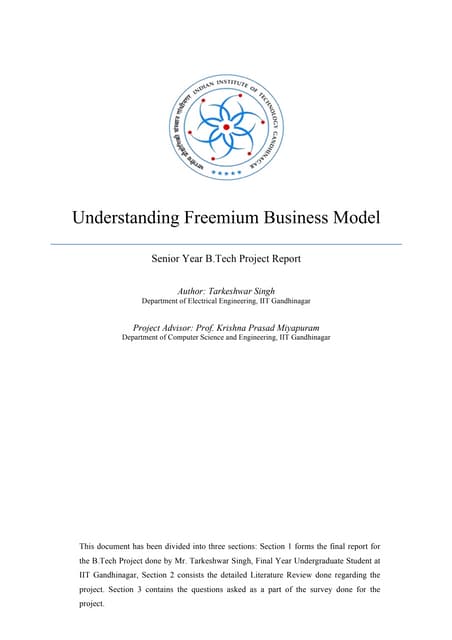 An overview of Freemium as a business model.pdf