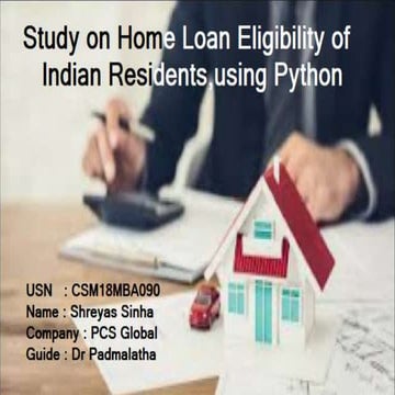 Data Analysis on Home Loan eligibility using Python >> Shreyas Sinha ...