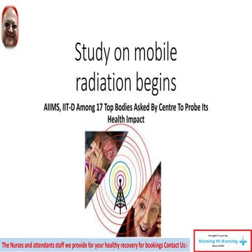 Study on mobile radiation begins | PPTX