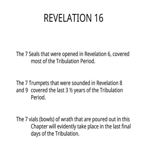 10 Study On Revelation Lesson 13 Revelation 16 Ppt