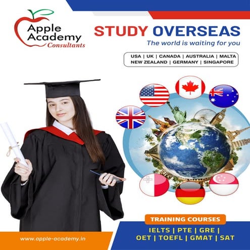 Study Overseas Appleacademy Overseas Education | PDF