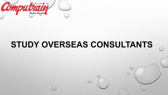 Foreign Education Consultants.pptx....... | PPT