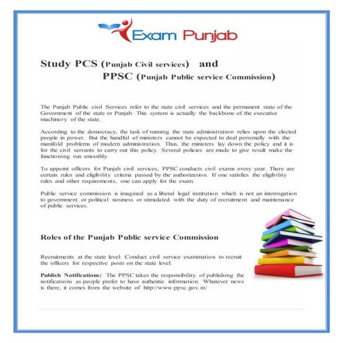 Study PCS and PPSC | DOCX