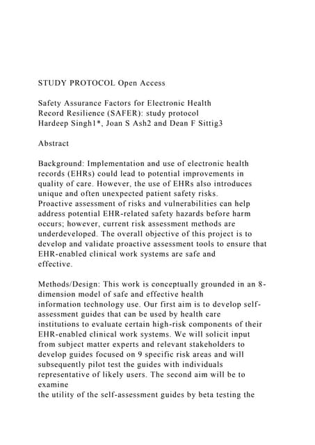 Human Factors Engineering for Medical Devices | PDF