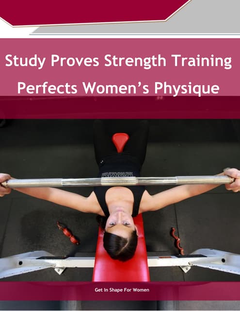 Benefits of strength training | PDF