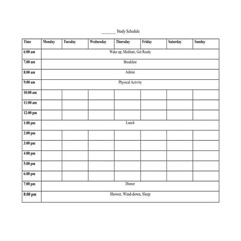 Study Schedule Template.docx