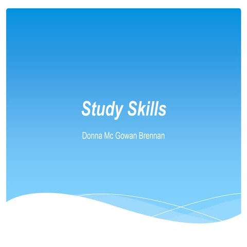 Study skills | PPTX