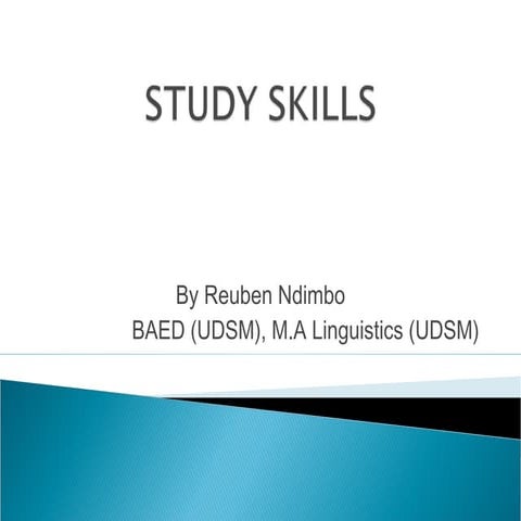 Study skills | PPT