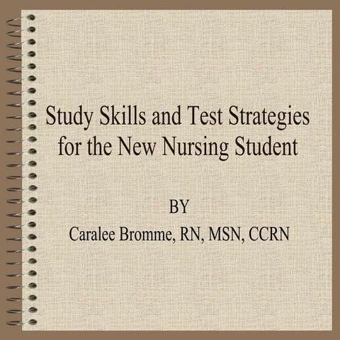NurseReview.Org - Study Skills and Test Strategies for the New Nursing ...