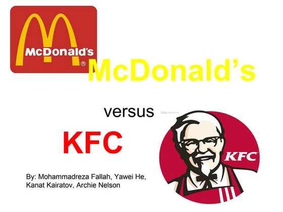 McDonald's vs KFC | PPT
