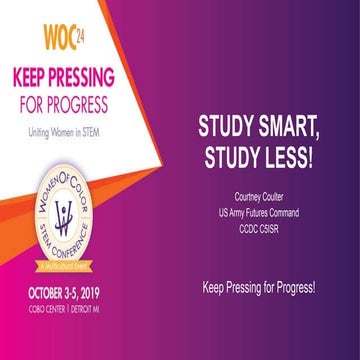 Study Smart, Study Less: Improving Your Study Skills | PPTX