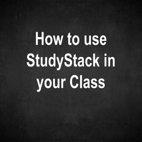 Study stack directions by Mrs. Dickens | PPTX