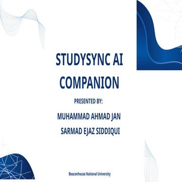 StudySync Presentation project tech idea next million dollar business ...