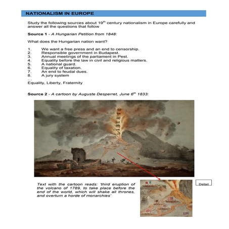 Study the following sources about 19th century nationalism in europe ...