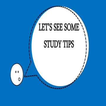 Study tips | PPT