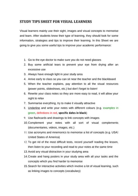 What’s your learning style | PPT