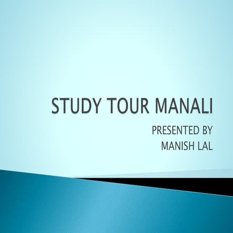 A study tour | PDF