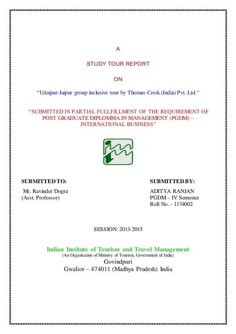 Study Tour Report study-tour-report