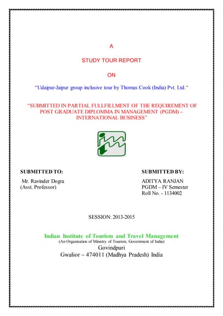 M School Trip Report m-school-trip-report