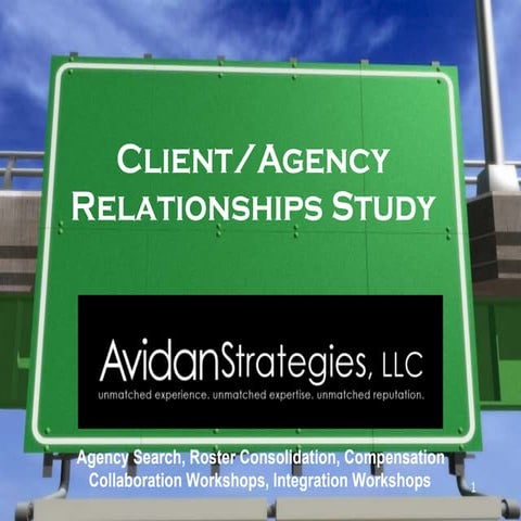 2011 Client/Agency Relationships Survey | PPT