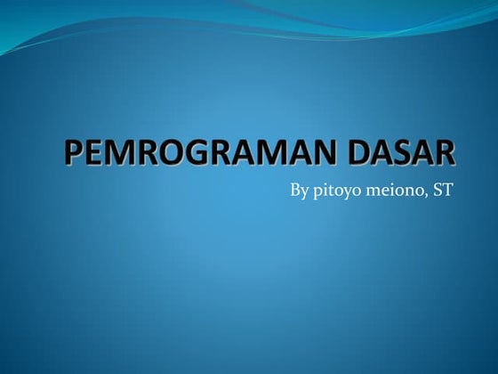 Algoritma dan pemrograman (pengantar 1).pptx