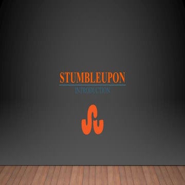 Stumble Upon | PPTX