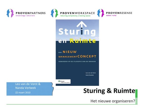 Sturing En Ruimte 9 Juni | PDF
