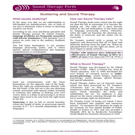 Stuttering & Sound Therapy | PDF | Digital Audio | Computer Software ...