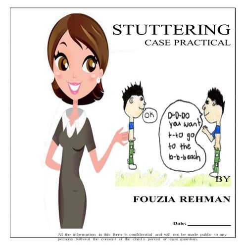Stuttering cases forms practical | DOCX