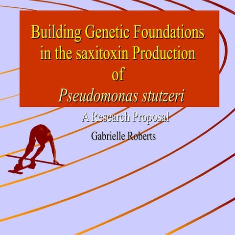 Transfer of Potential pseudomonas stutzeri genes | PPT