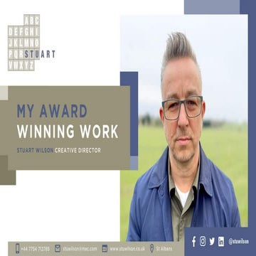 Stuart Wilson - My award winning work | PDF
