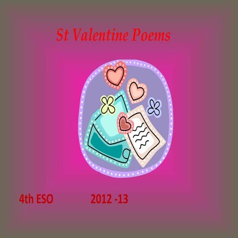 St Valentine Poems | PPT
