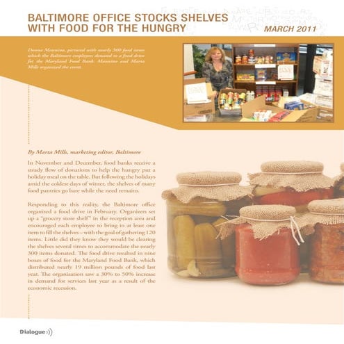 STV Maryland Food Bank | PDF