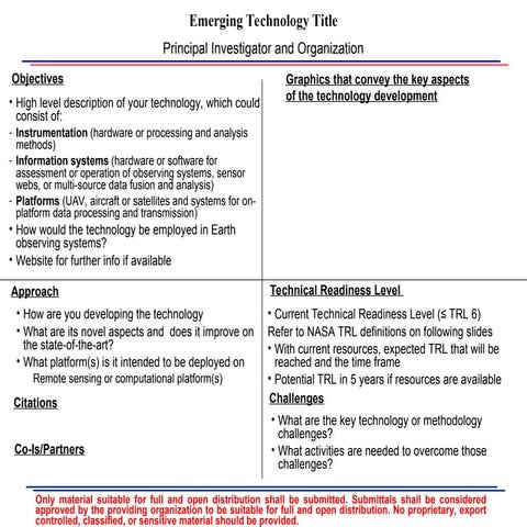 STV_Emerging_Technology_Quad_Chart_NASA 2020 | PPT