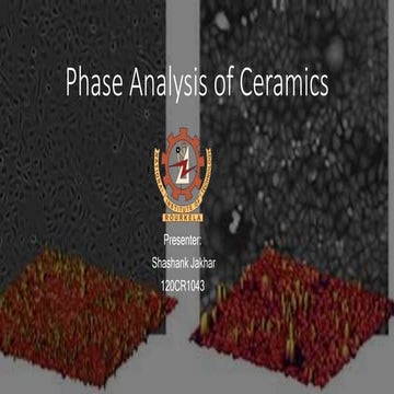 Phase Analysis of Ceramic Materials.pptx