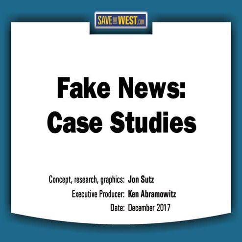 STW FAKE NEWS Case Studies | PDF