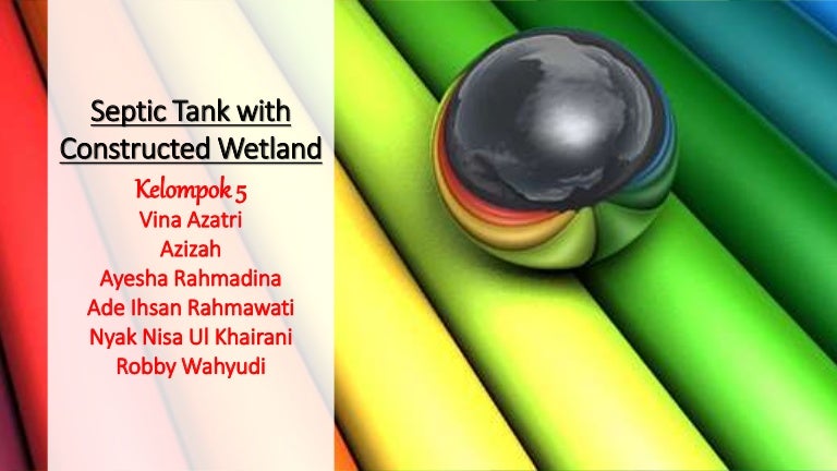 Septic Tank And Constructed Wetland