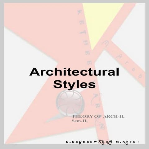 ARCHITECTURAL STYLE-THEORY OF ARCH -II | PDF