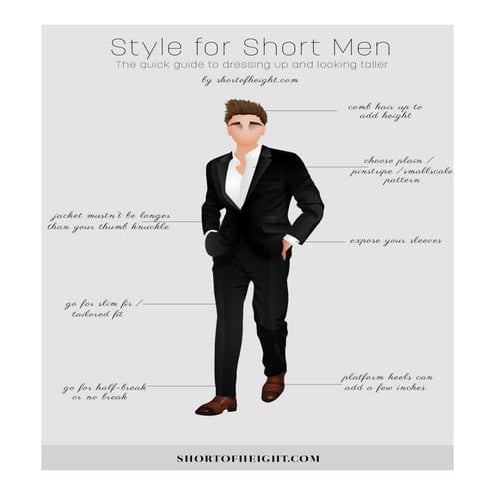 Style for Short Men Infographic | PDF