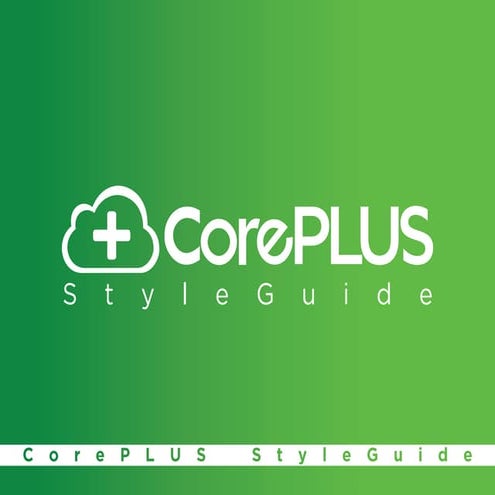 CorePLUS Style Guide | PPT